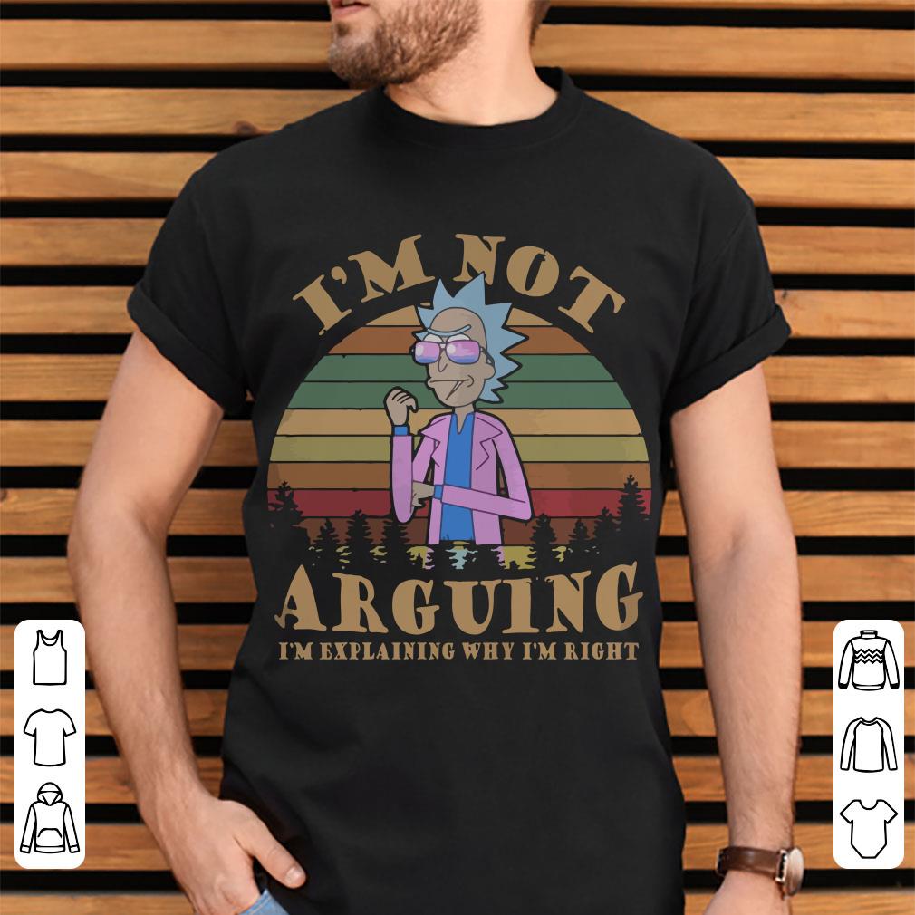 Premium Rick and Morty vintage I'm not arguing I'm explaining why I'm ...