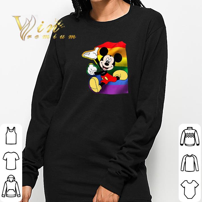Top Mickey Mouse LGBT shirt, hoodie, sweater, longsleeve t-shirt