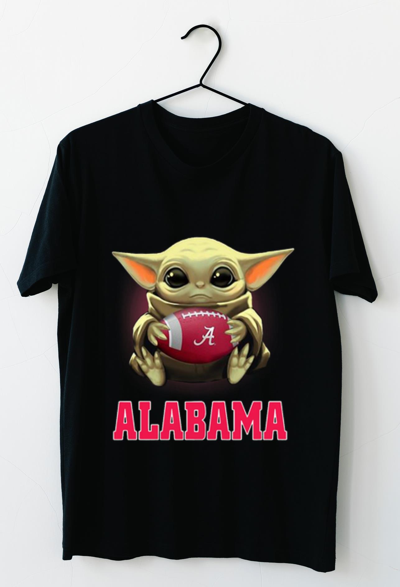 Premium Baby Yoda Alabama Crimson Tide football shirt, hoodie, sweater ...