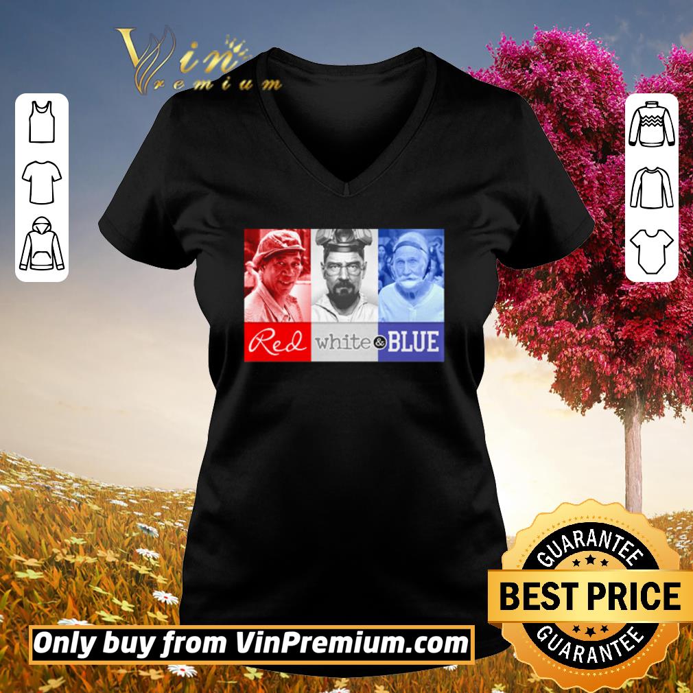 Awesome Ellis Boyd Redding Walter White and Joseph Blue Pulaski red ...