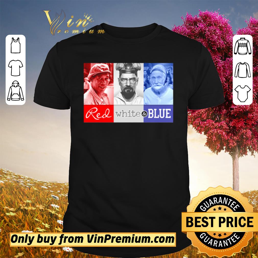 Awesome Ellis Boyd Redding Walter White and Joseph Blue Pulaski red ...