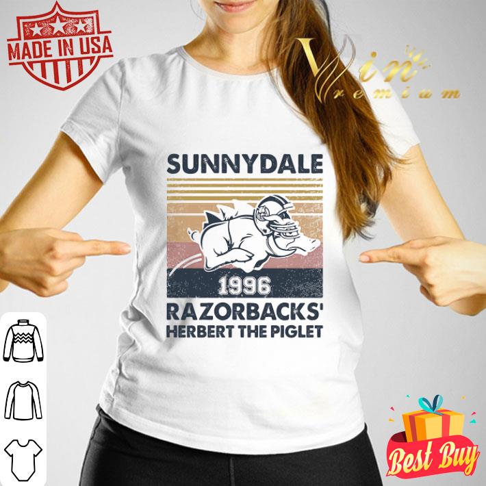 Sunnydale 1996 Razorbacks’ Herbert The Piglet Vintage shirt, hoodie ...