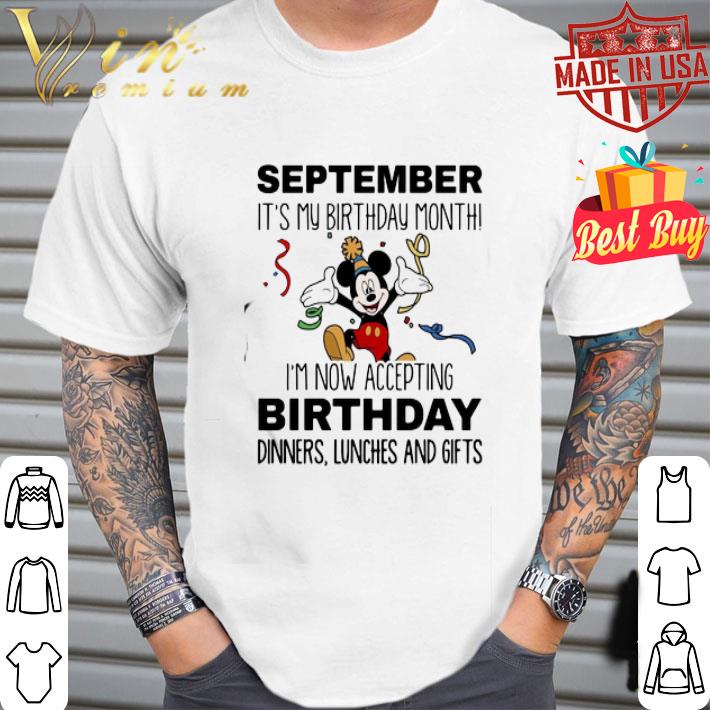 Mickey september It’s My Birthday Month I’m Now Accepting Birthday ...