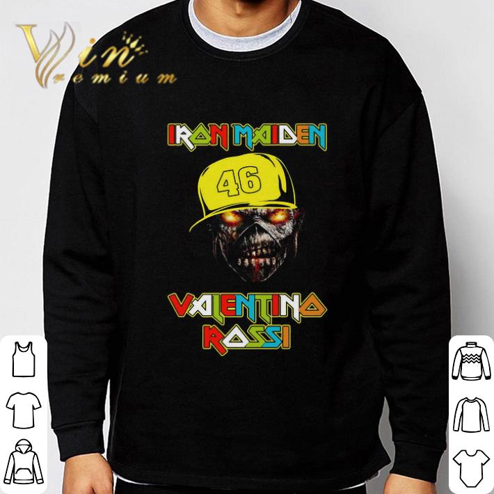 Iron Maiden Eddie VR46 Valentino Rossi shirt, hoodie, sweater ...