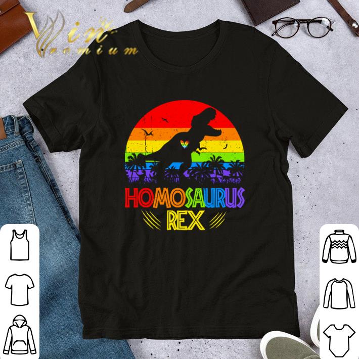 LGBT T-Rex Homosaurus Rex vintage shirt, hoodie, sweater, longsleeve t ...