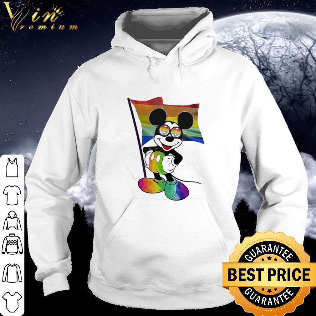 Nice Mickey mouse LGBT flag shirt, hoodie, sweater, longsleeve t-shirt