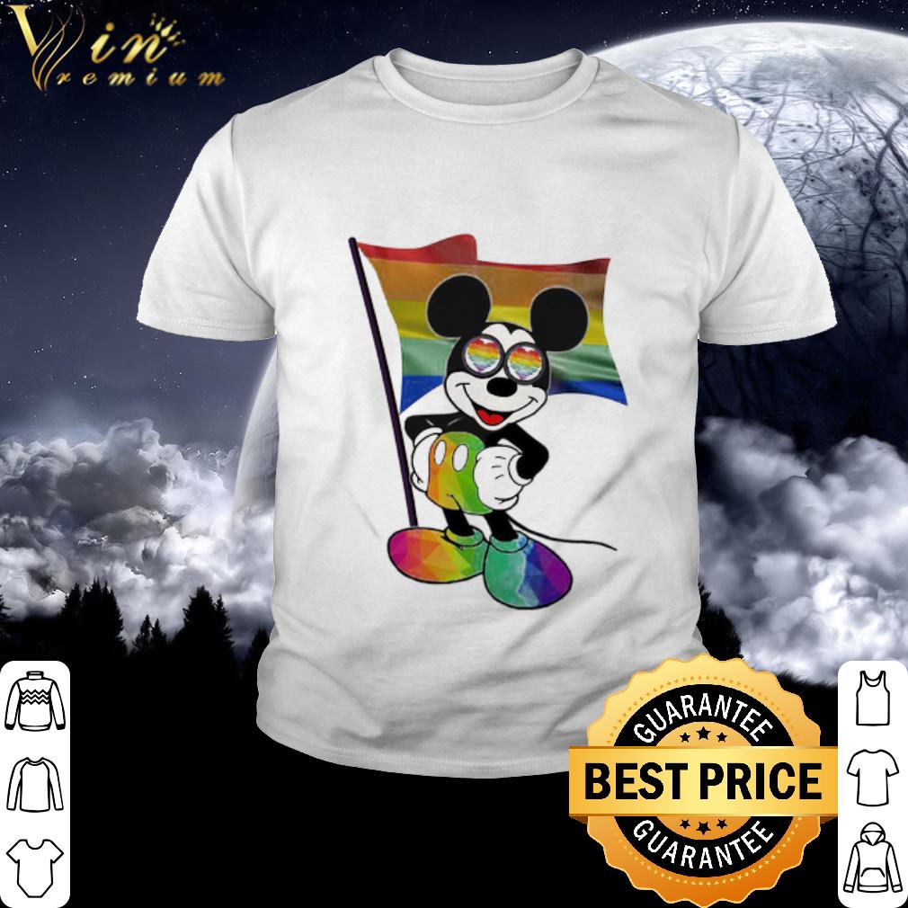 Nice Mickey mouse LGBT flag shirt, hoodie, sweater, longsleeve t-shirt