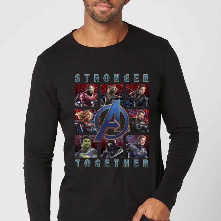 Hot Stronger Together Marvel Avengers Endgame shirt, hoodie, sweater ...