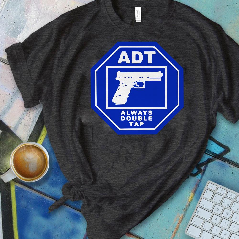 Hot Always Double Tap Security ADT shirt, hoodie, sweater, longsleeve t ...