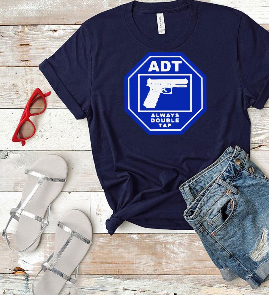 Hot Always Double Tap Security ADT shirt, hoodie, sweater, longsleeve t ...