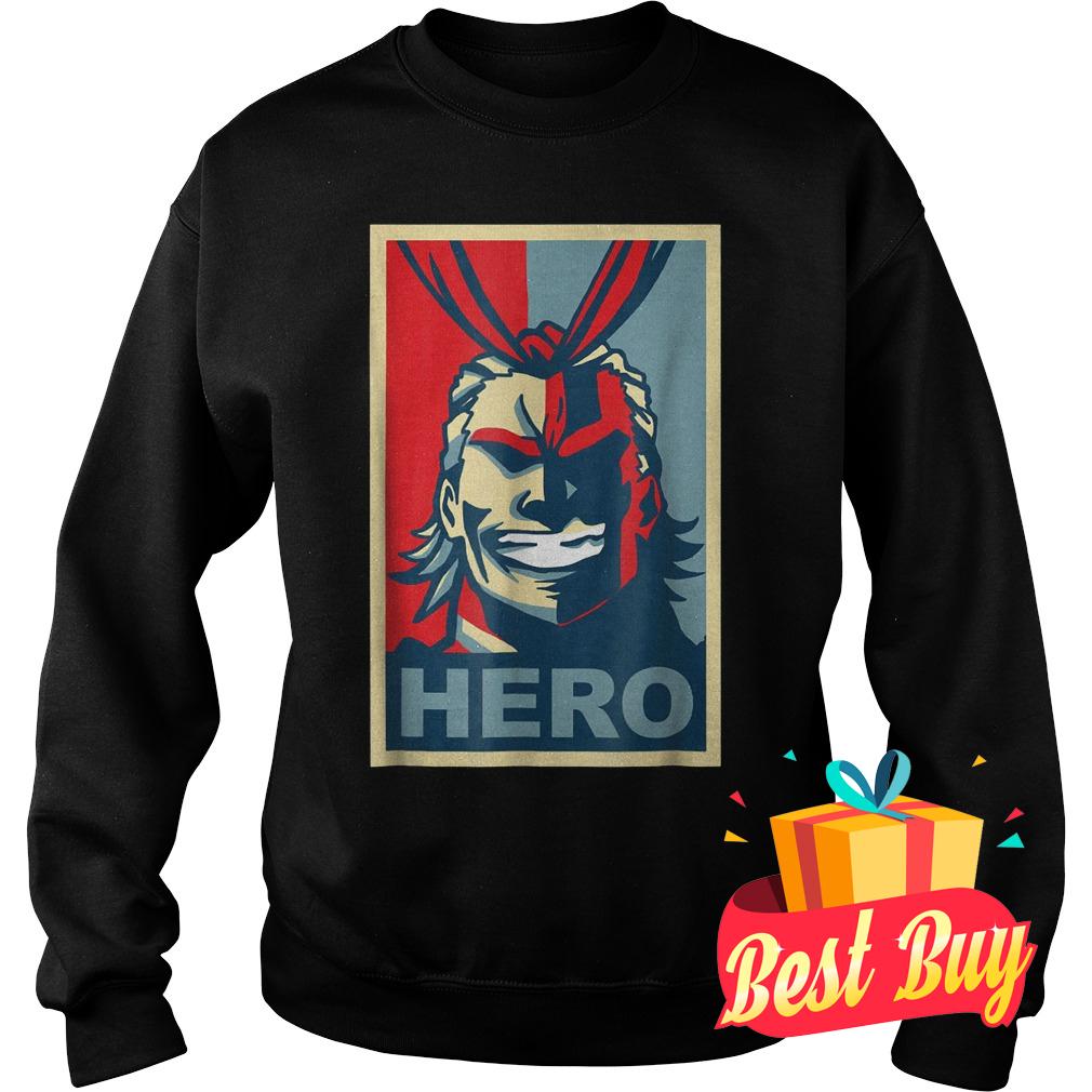 Premium My heroes Academia Art All Might Anime Shirt, hoodie, sweater ...