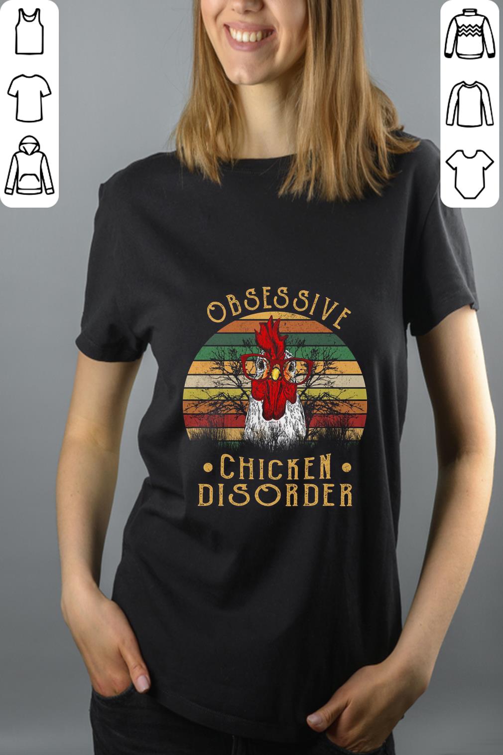 Top Sunset Obsessive chicken disorder OCD shirt, hoodie, sweater ...