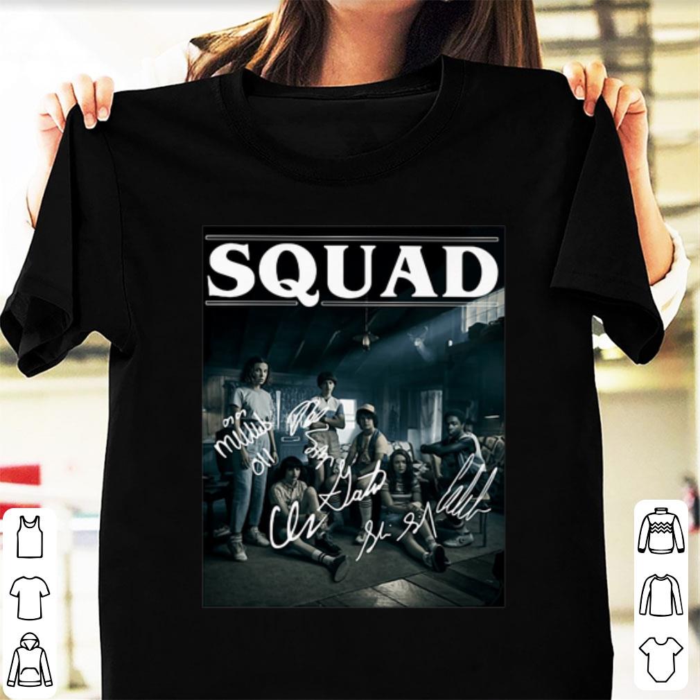 Hot Squad Signatures Characters Stranger Things 3 shirt, hoodie ...