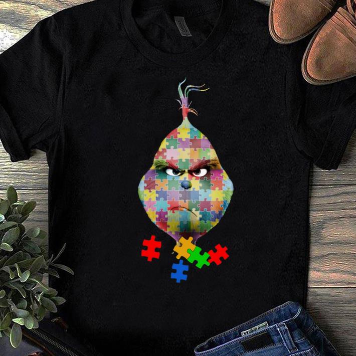 Hot Face Grinch Autism shirt, hoodie, sweater, longsleeve t-shirt