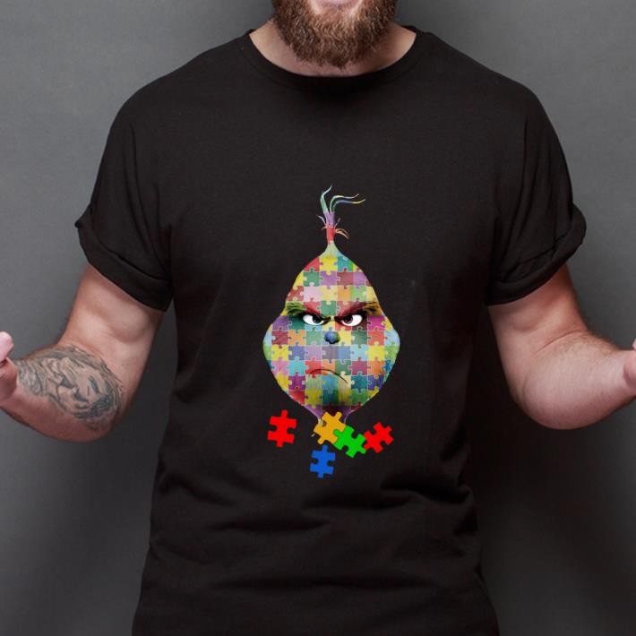 Hot Face Grinch Autism shirt, hoodie, sweater, longsleeve t-shirt