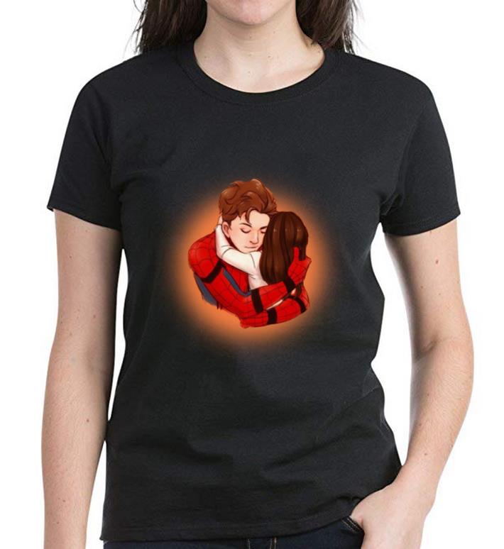 Original Spiderman Peter Parker hugging Morgan Stark shirt, hoodie ...