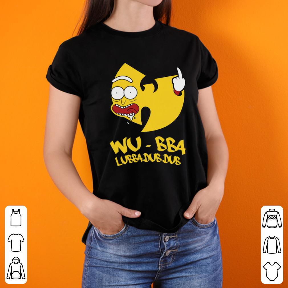 Premium Rick Sanchez Wu Tang Wubba Lubba Dub Dub shirt, hoodie, sweater ...