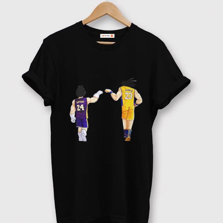 Original Vegeta Kobe Bryant and Goku Lebron James shirt, hoodie ...