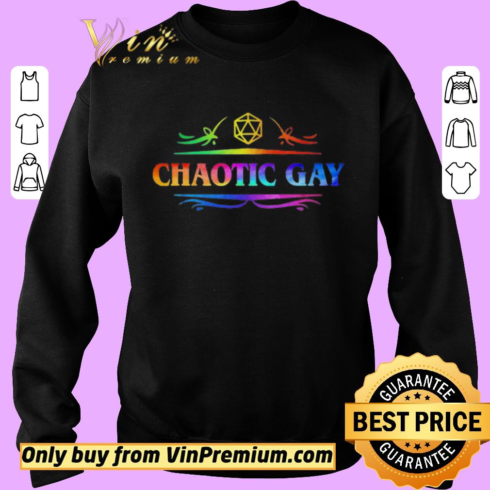 Original Dnd dm roleplaying lgbt chaotic gay shirt, hoodie, sweater ...