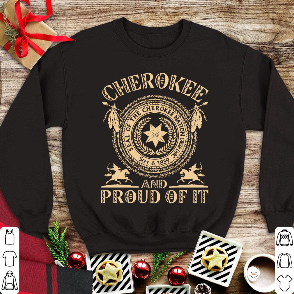 Official Seal of the cherokee nation Cherokee and proud of it shirt ...
