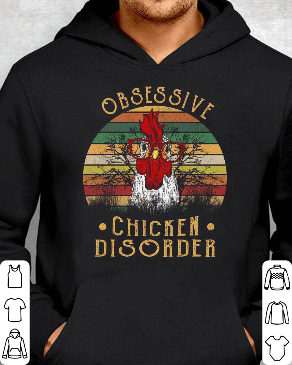 Funny Sunset Obsessive chicken disorder OCD shirt, hoodie, sweater ...