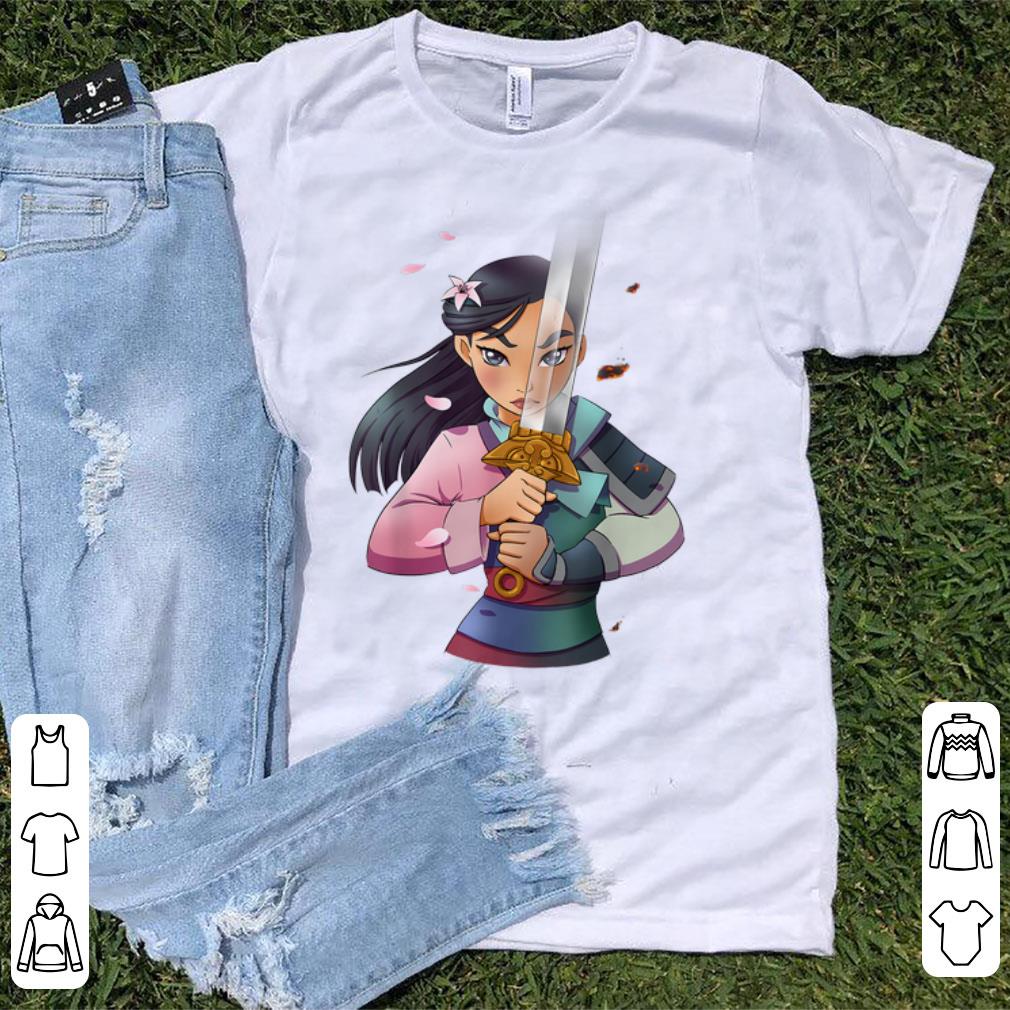Official Disney Mulan Anime Half Girl Half Warrior shirt, hoodie ...