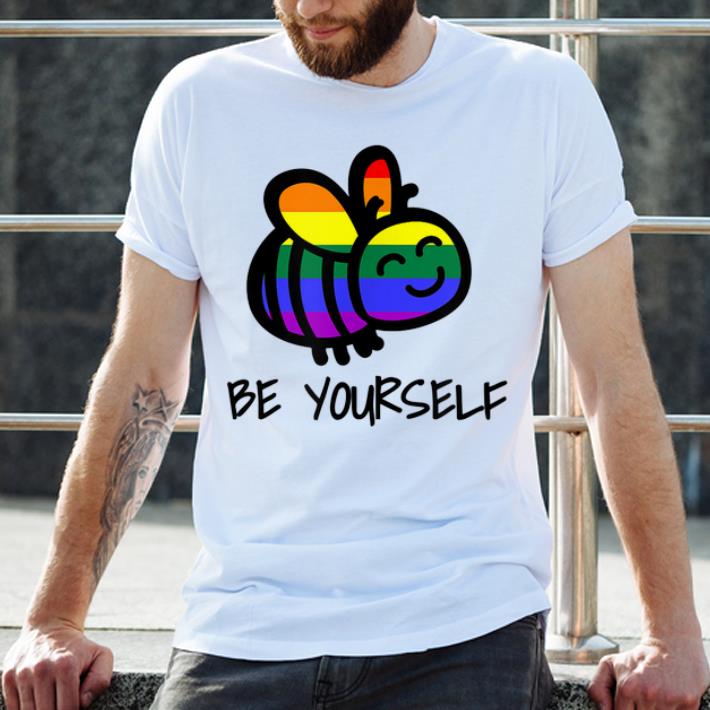 Original LGBT Bee Yourself Rainbow Bee Pride shirt, hoodie, sweater ...
