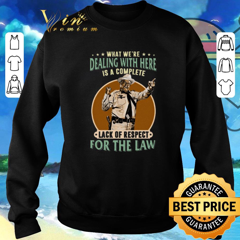 Funny Buford T Justice What we're dealing with here is a complete lack ...