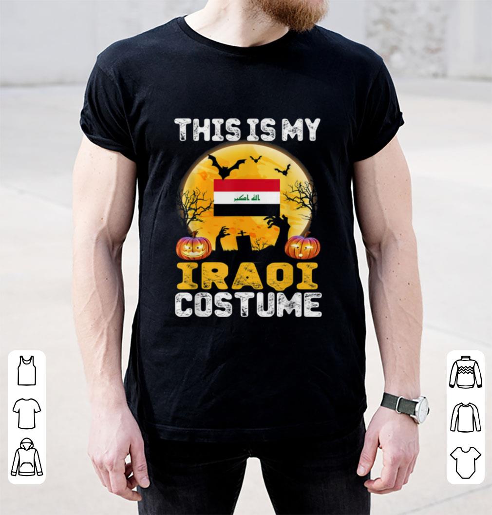 Premium This Is My Iraqi Flag Costume Halloween Iraq shirt, hoodie ...