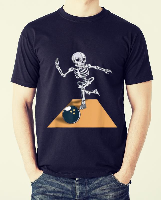 Skeleton Bowling Bowler Halloween shirt, hoodie, sweater, longsleeve t ...