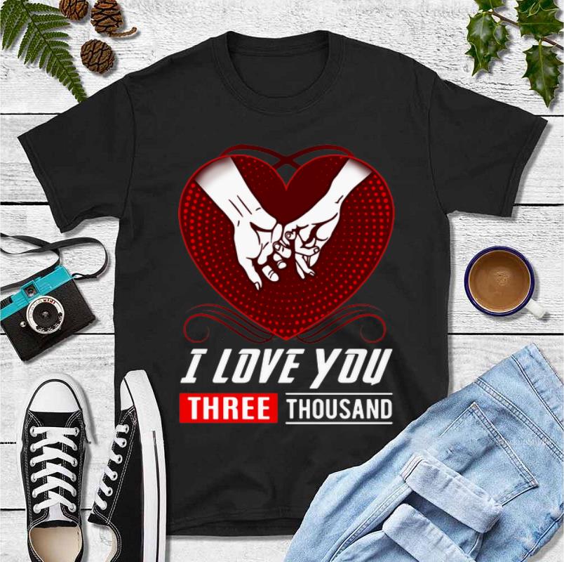 Awesome Marvel Studios Heart I Love You Three Thousand shirt, hoodie ...