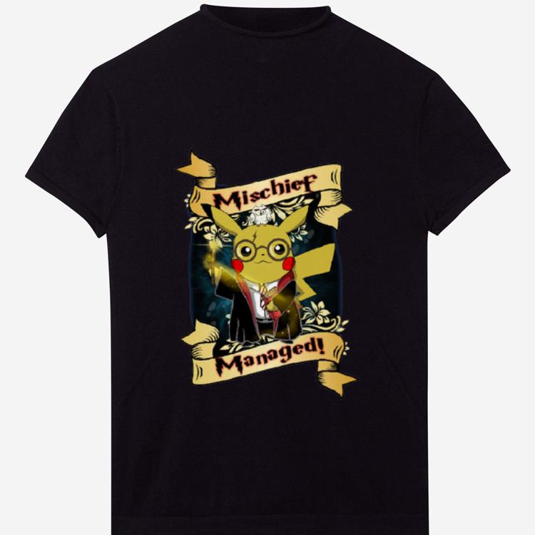 Original Harry Pika - Harry Potter And Pikachu Mischief Managed shirt ...