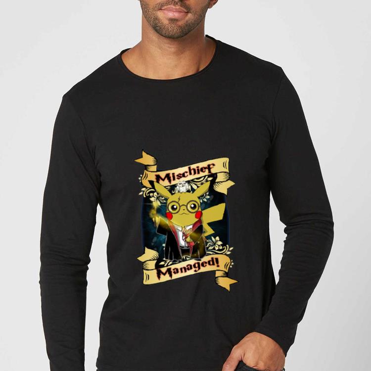 Original Harry Pika - Harry Potter And Pikachu Mischief Managed shirt ...