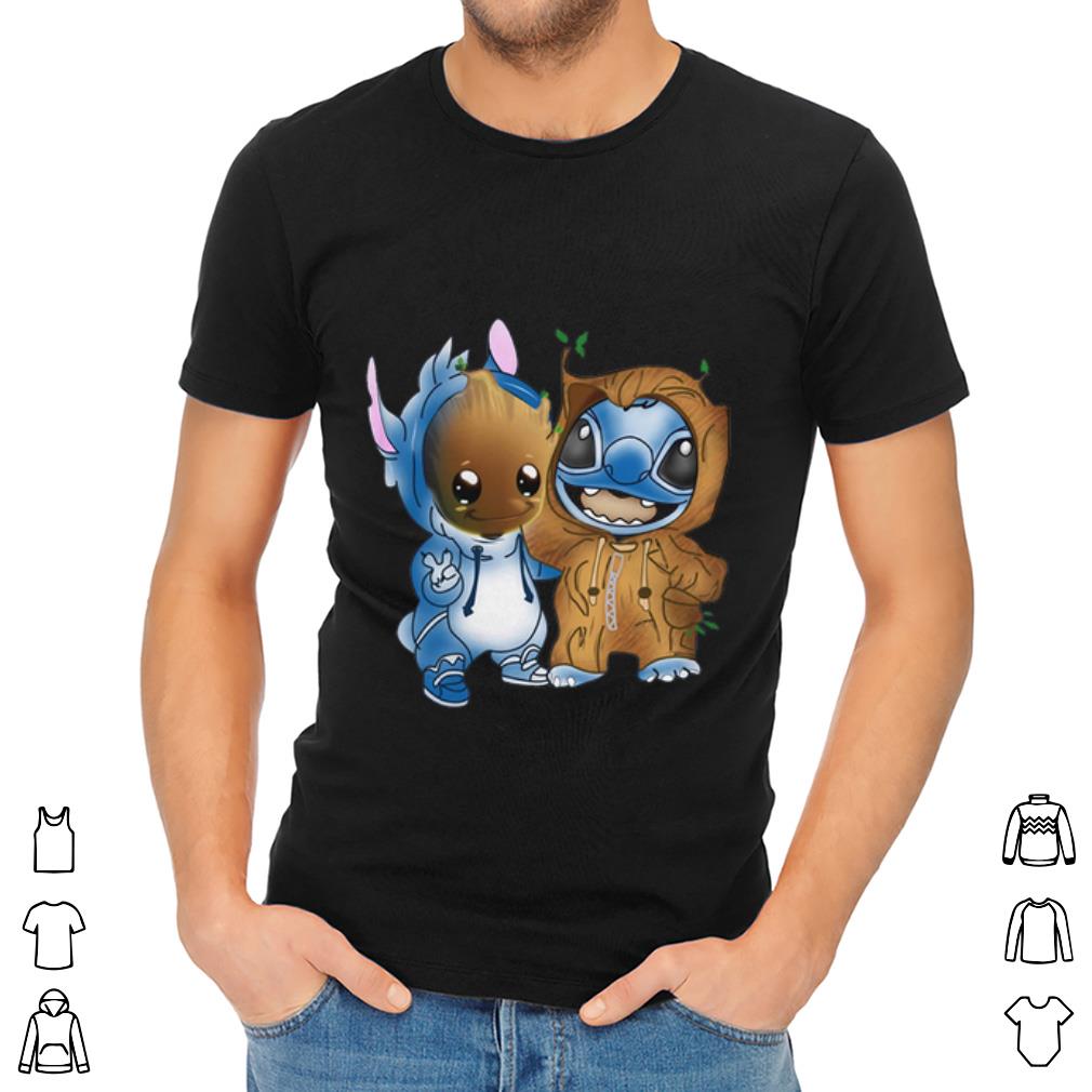 Pretty Baby Groot And Stitch shirt, hoodie, sweater, longsleeve t-shirt