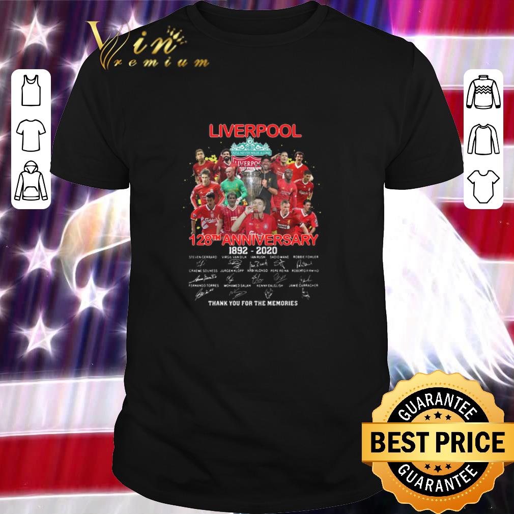 Nice Liverpool 128th anniversary 1892-2020 signatures thank you for the ...