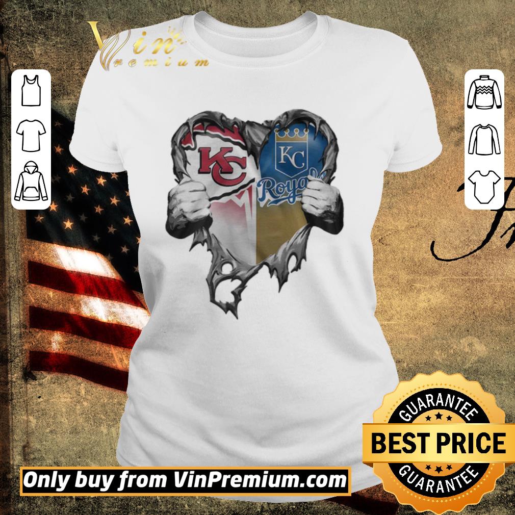 Top I Love Kansas City And Kansas City Royals Heart shirt, hoodie ...