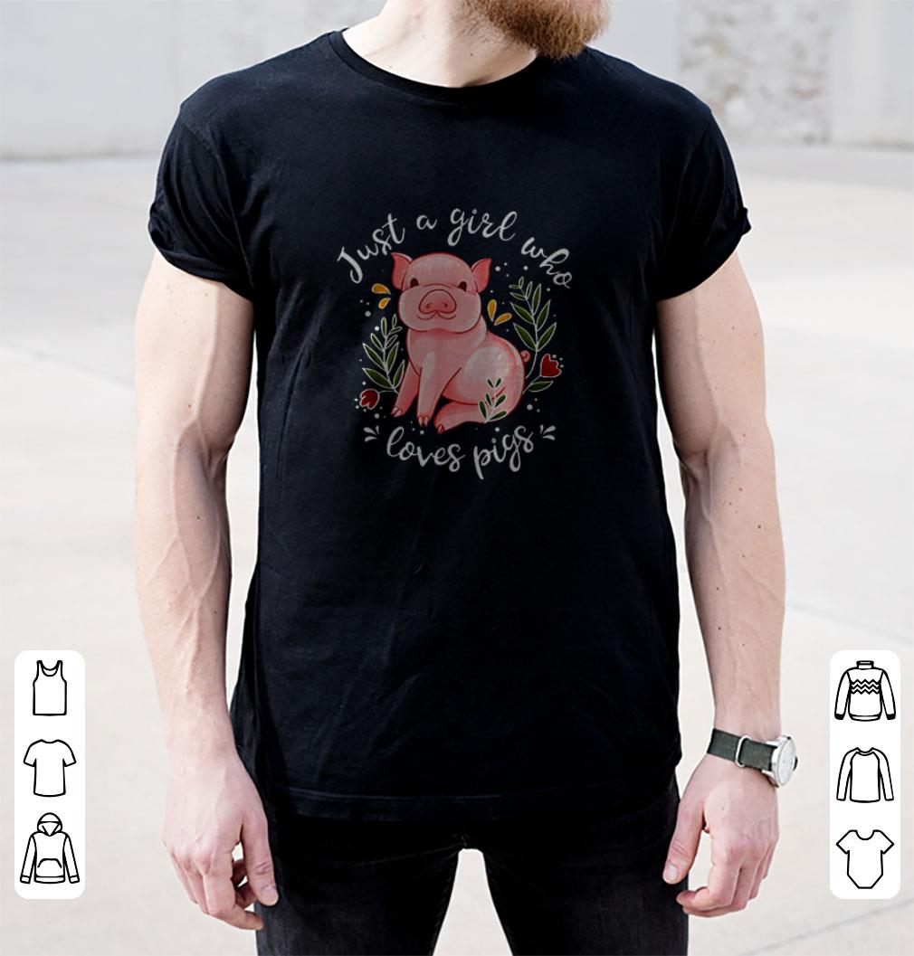 Awesome Pig Shirt Just Girl Who Loves Pigs Shirt – Tee For Me