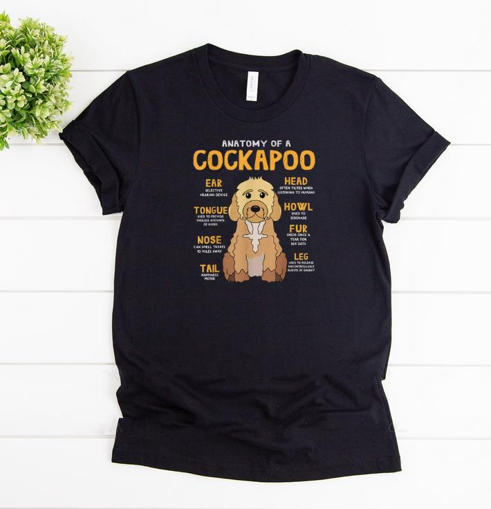 Official Cockapoo Anatomy Dog Mom Dad Cute Shirt, hoodie, sweater ...