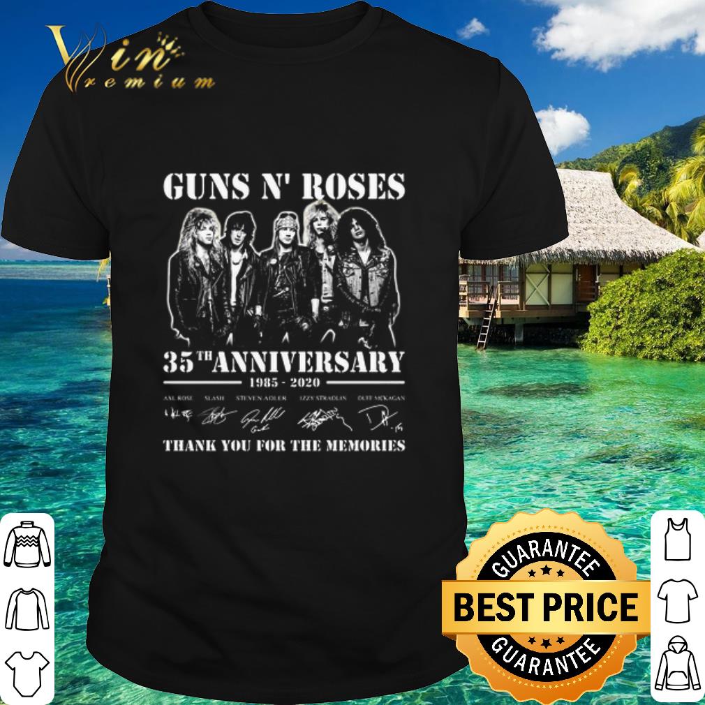 Official Band Guns N’ Roses Member 35th Anniversary 1985-2020 ...