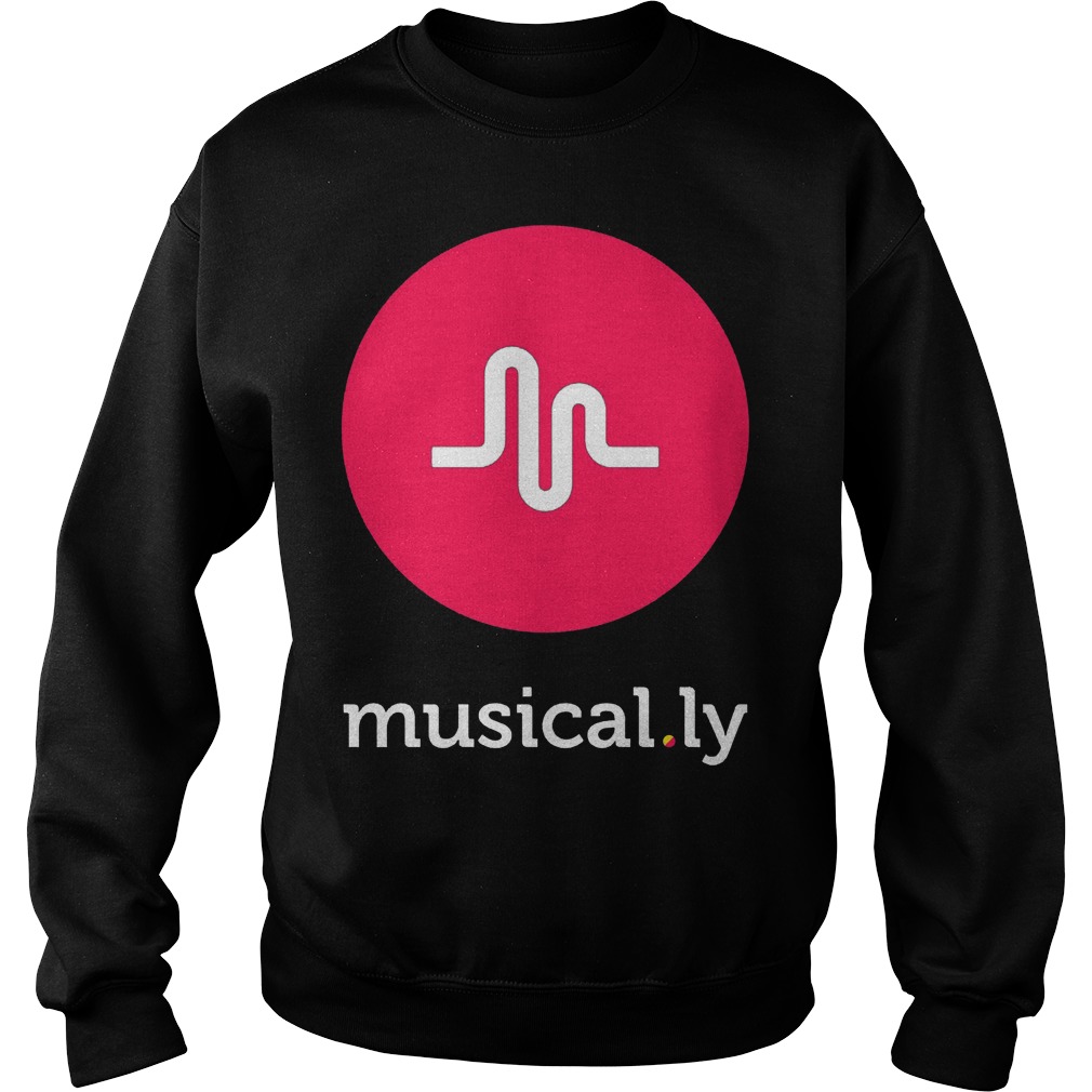 Musical.ly Black Shirt, hoodie, sweater, longsleeve t-shirt