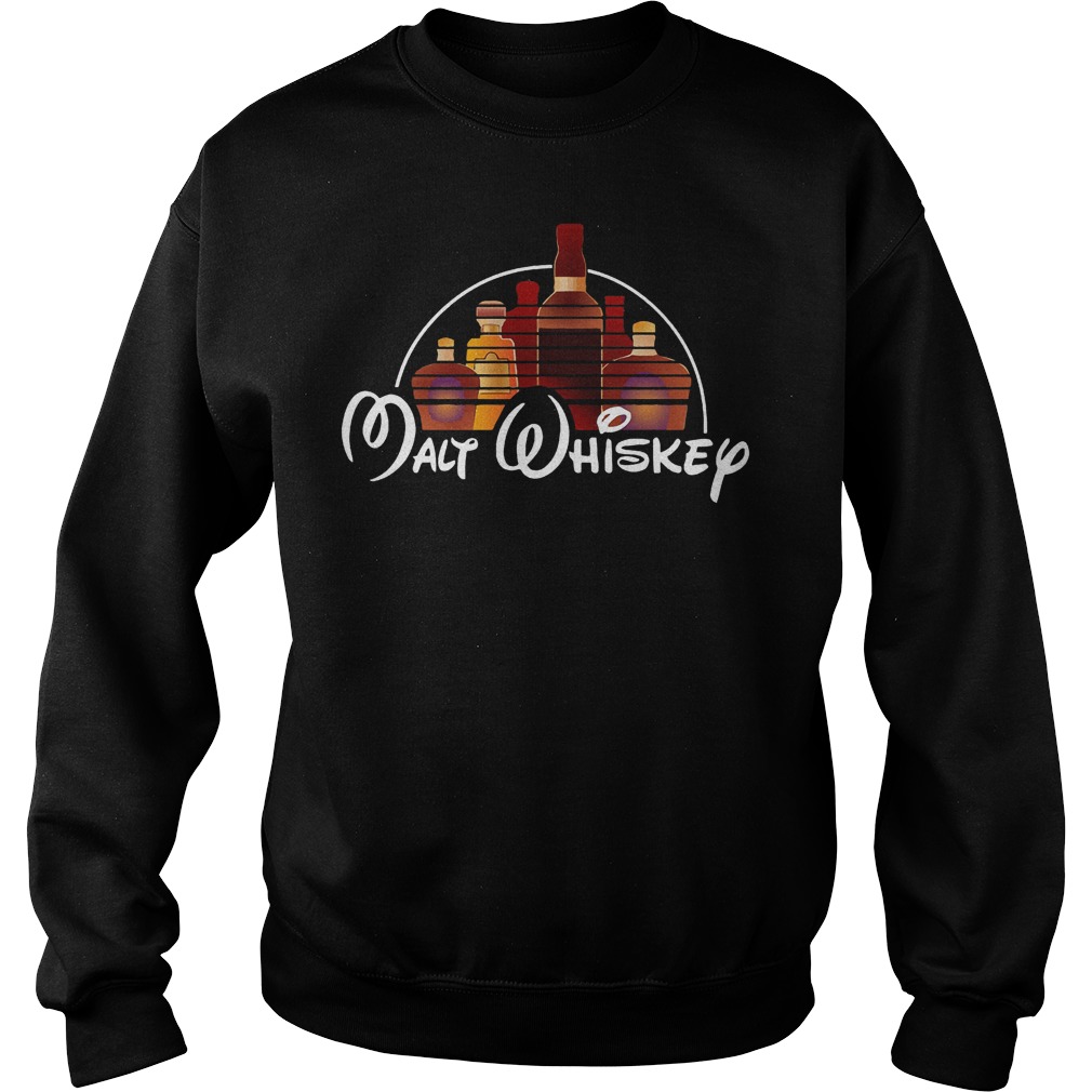 Malt Whiskey Walt Disney X Whiskey Shirt, hoodie, sweater, longsleeve t ...