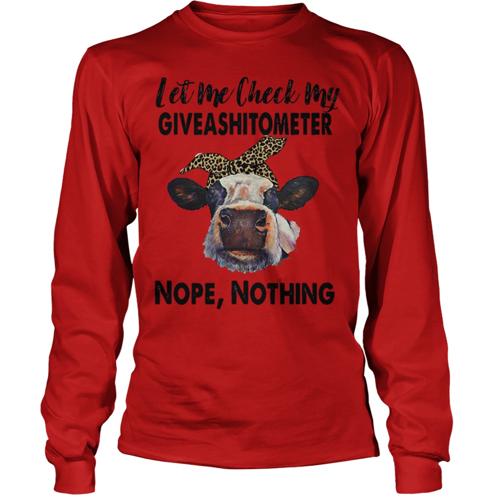Farmer Heifer let me check my giveashitometer shirt, hoodie, sweater ...
