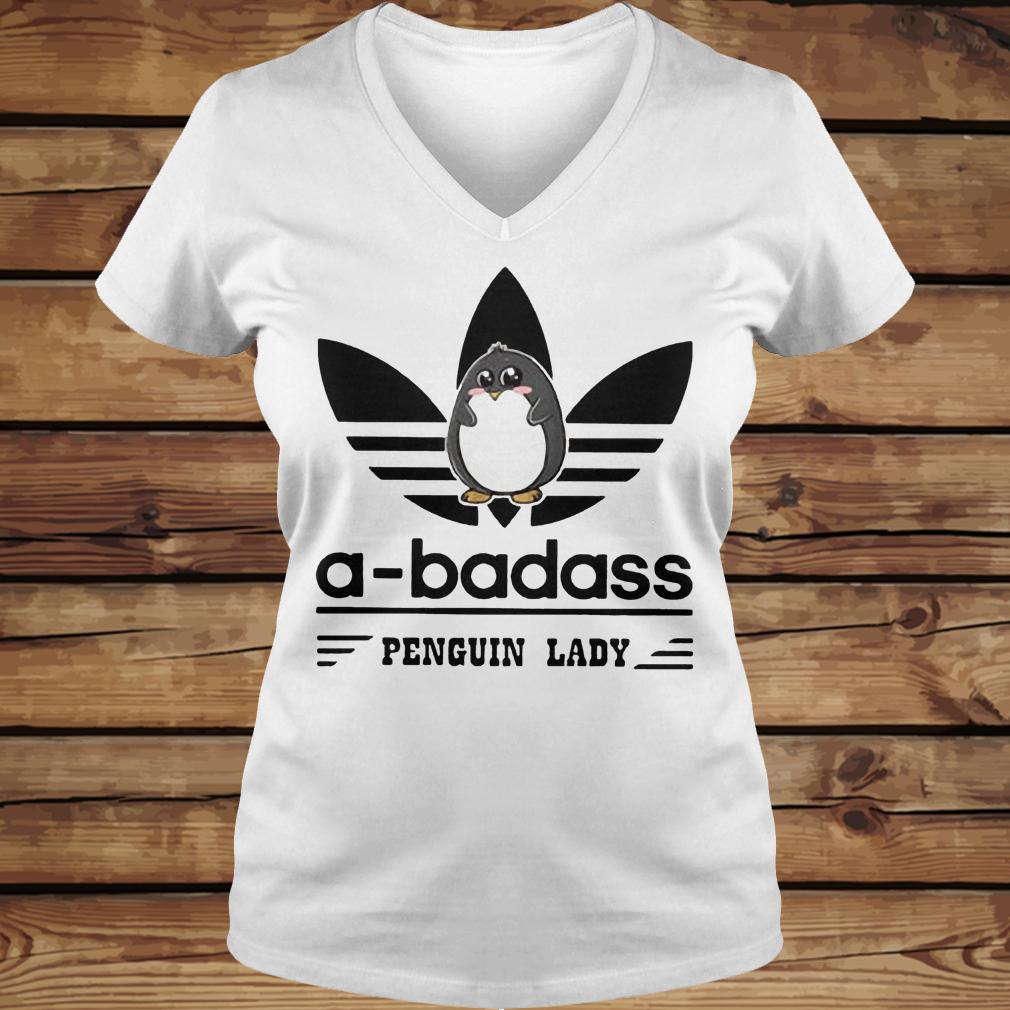 A-Badass Penguin Lady shirt, hoodie, sweater, longsleeve t-shirt