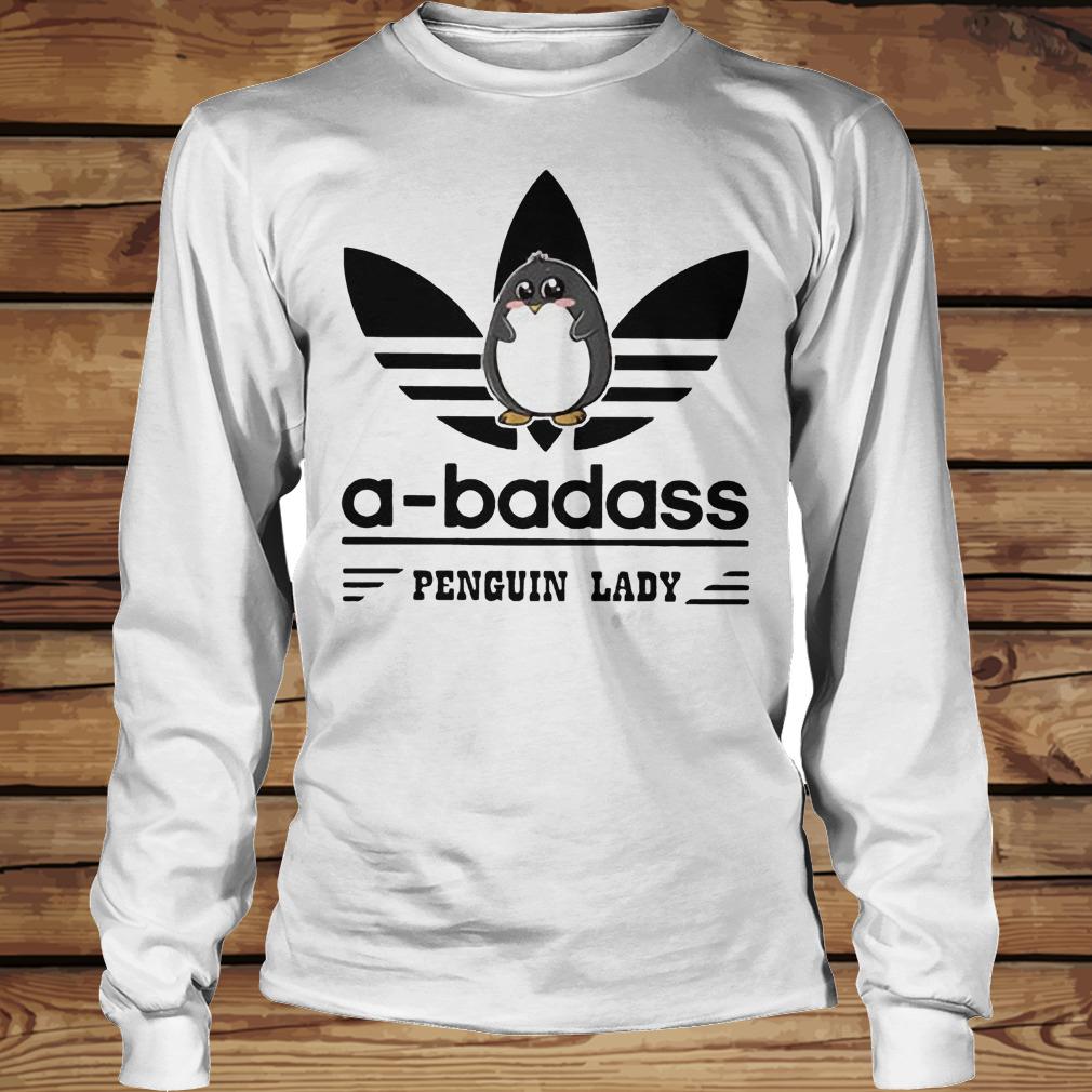 A-Badass Penguin Lady shirt, hoodie, sweater, longsleeve t-shirt