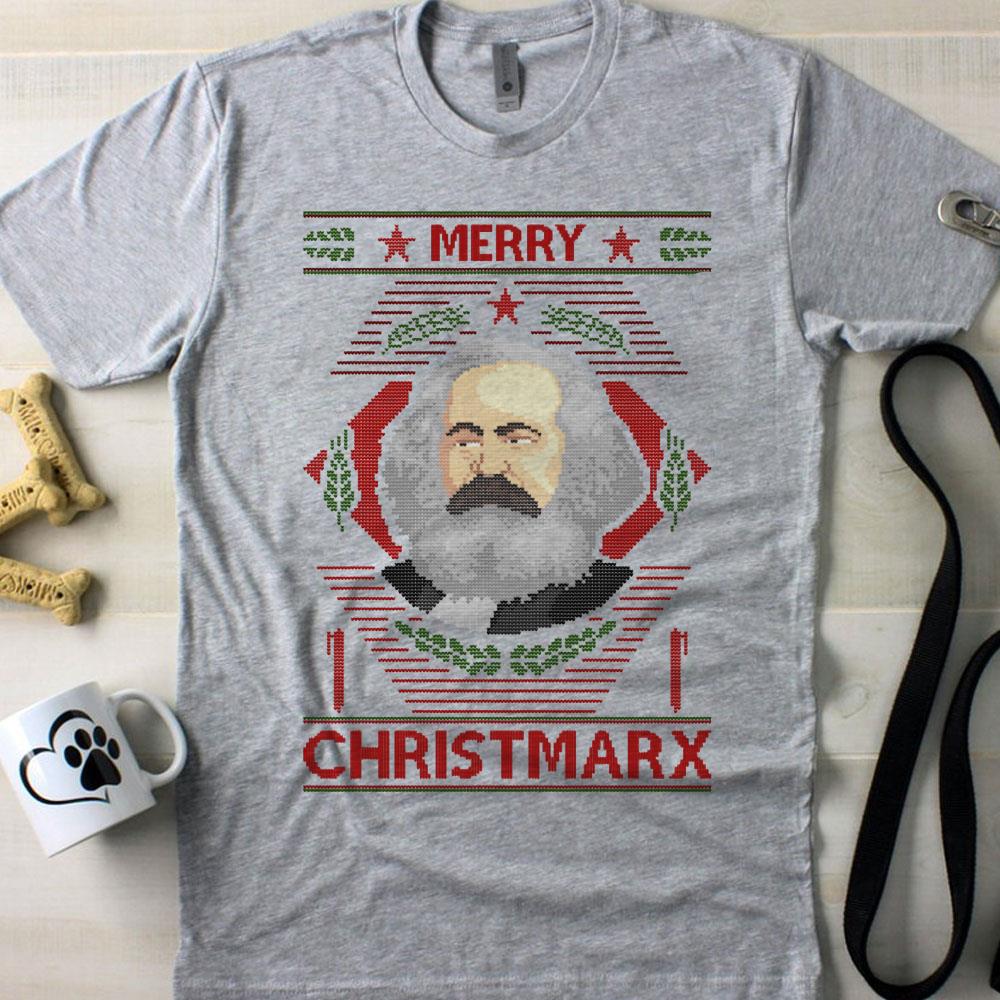 Hot Karl Marx Merry christmarx sweater shirt, hoodie, sweater ...
