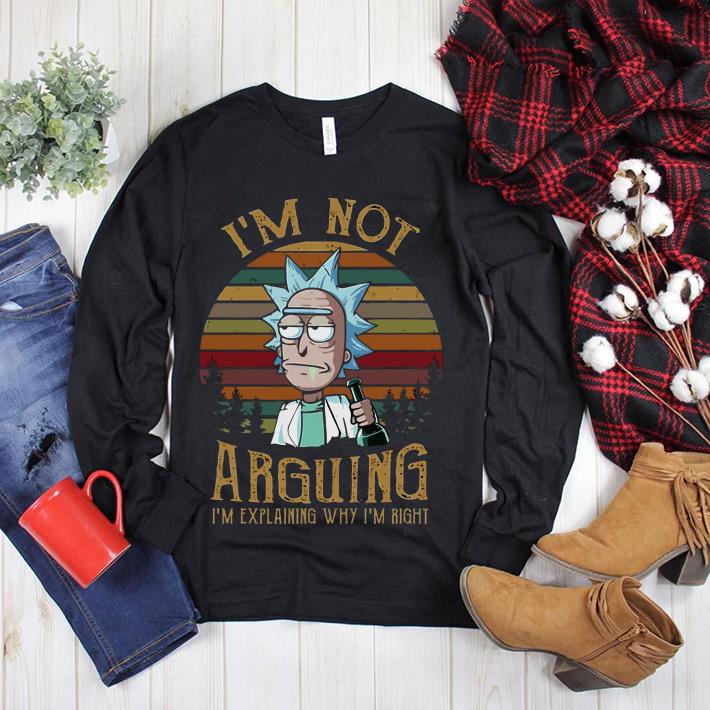 I'm not arguing i'm explaining why i'm right sunset Rick and Morty ...