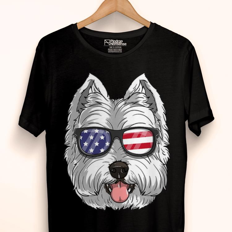 Premium West Highland White Terrier Dog 4th Of July American Westie ...