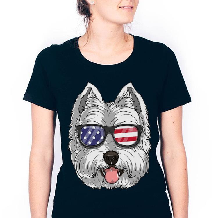 Premium West Highland White Terrier Dog 4th Of July American Westie ...