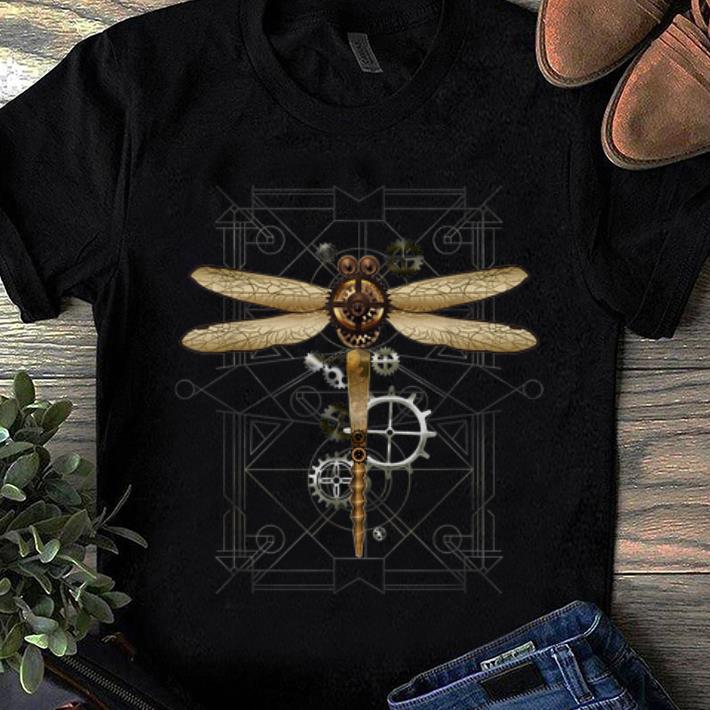 Premium Steampunk Dragonfly Vintage Gears Goth shirt, hoodie, sweater ...