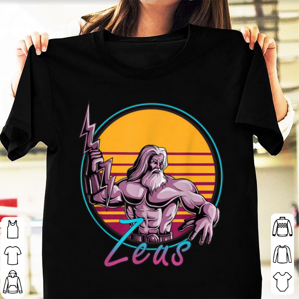 Official Retro Zeus King Of God Greek Mythology shirt, hoodie, sweater ...